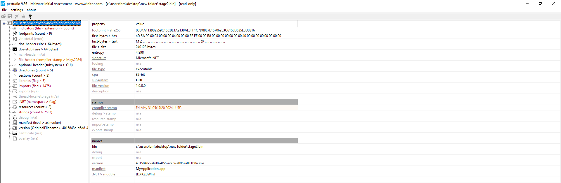 Malware Analysis - Agent Tesla - Bar Magnezi [0xMrMagnezi]