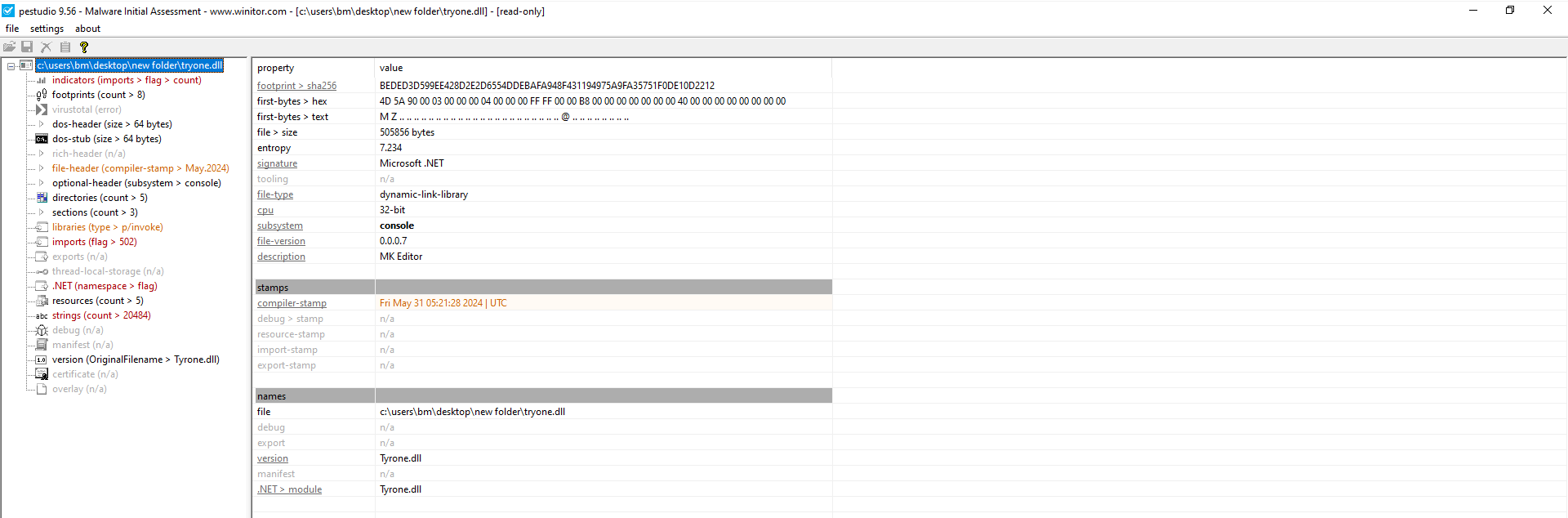 Malware Analysis - Agent Tesla - Bar Magnezi [0xMrMagnezi]