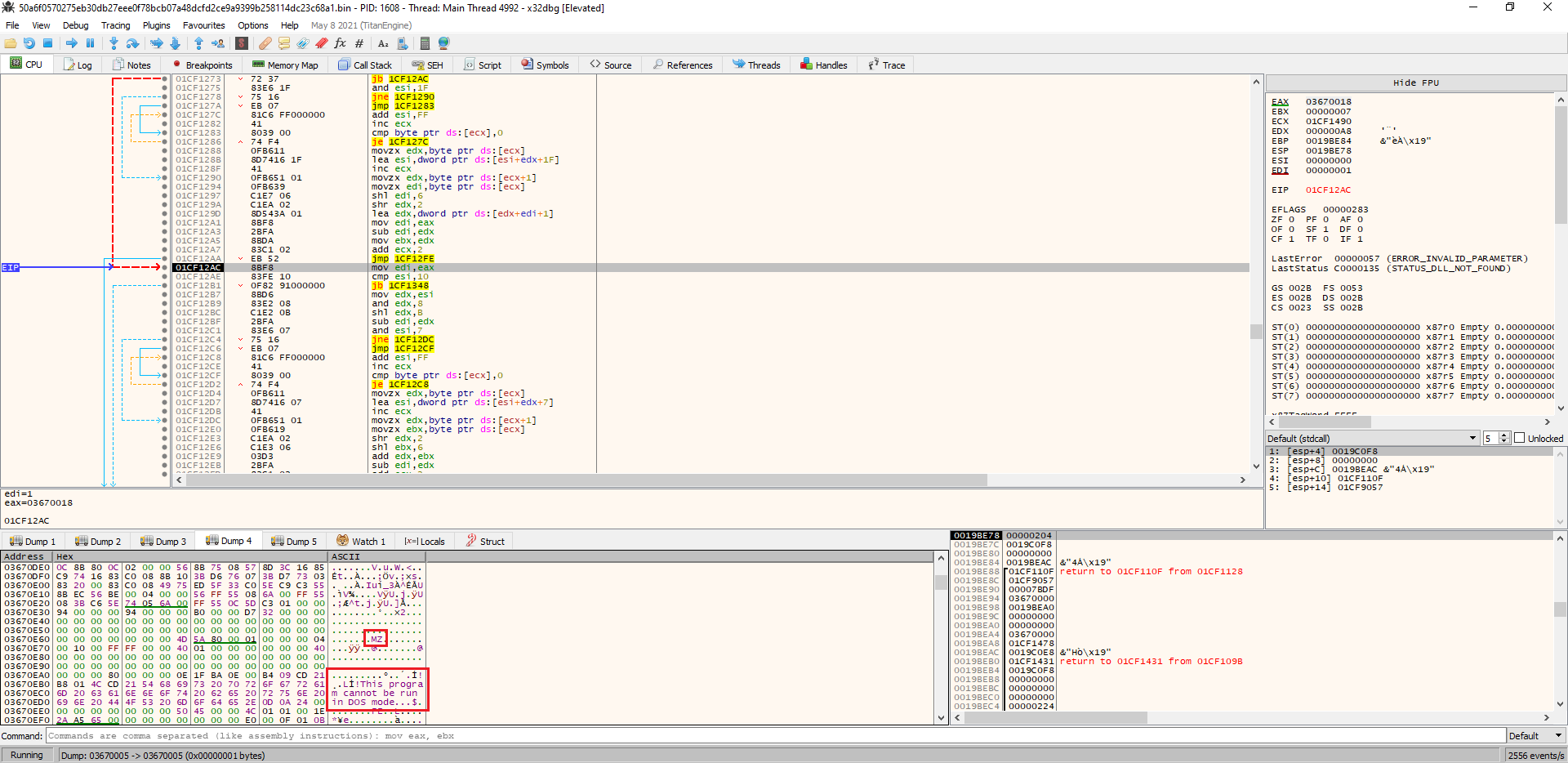 Reverse Engineering Guide - Unpacking Malware - Bar Magnezi [0xMrMagnezi]